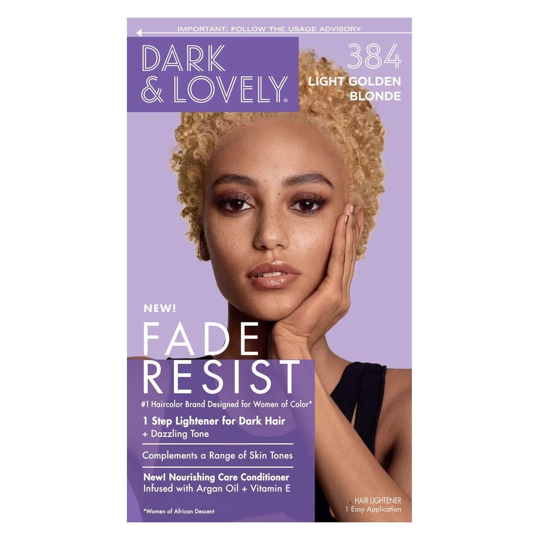 DARK & LOVELY FADE RESIST DYE 384 LT GOLDEN BLONDE | Hive Beauty Supply