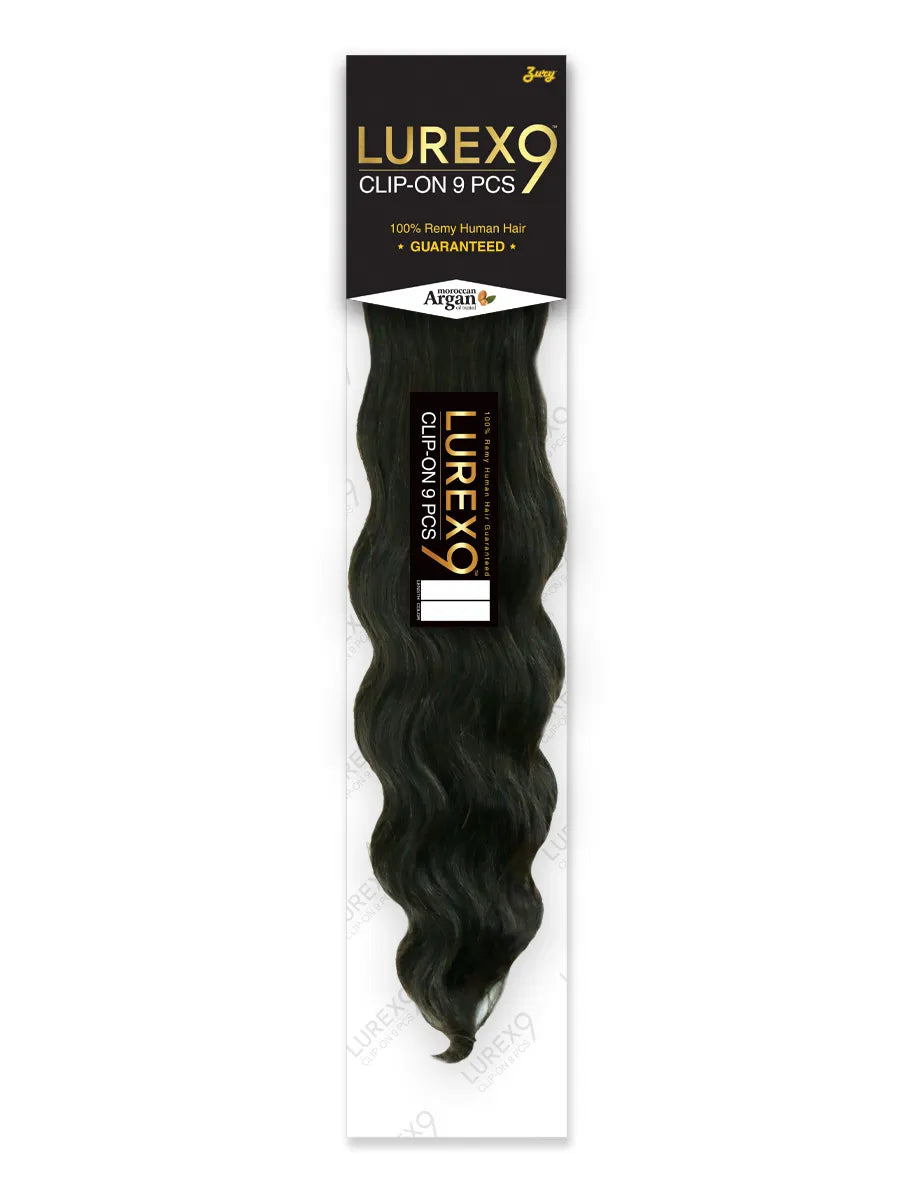 ZURY LUREX CLIP-ON 9PCS 100% REMY HAIR S-BODY 22" #2 | Hive Beauty Supply